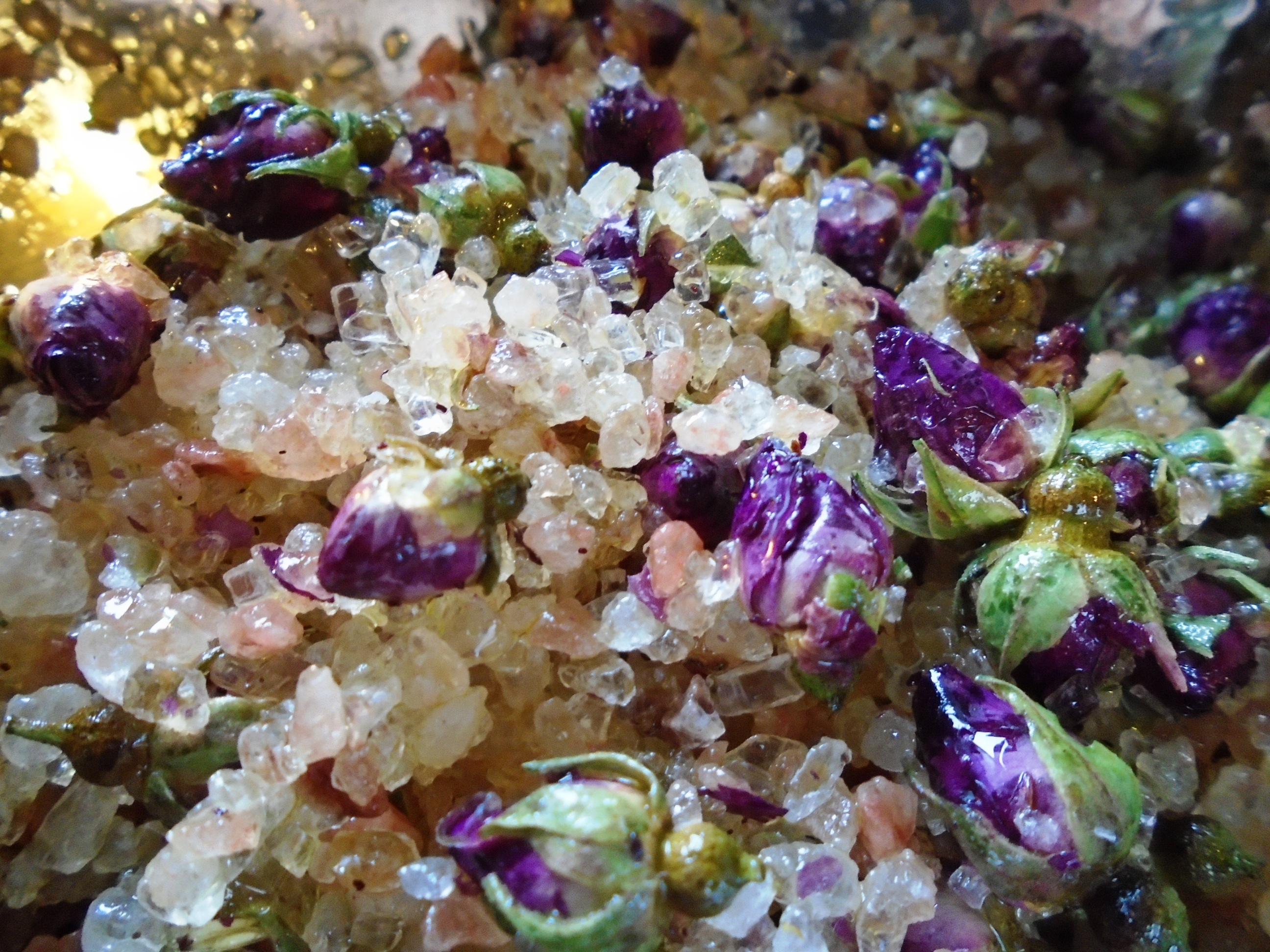 Rose bath salt. – thegreenerdream